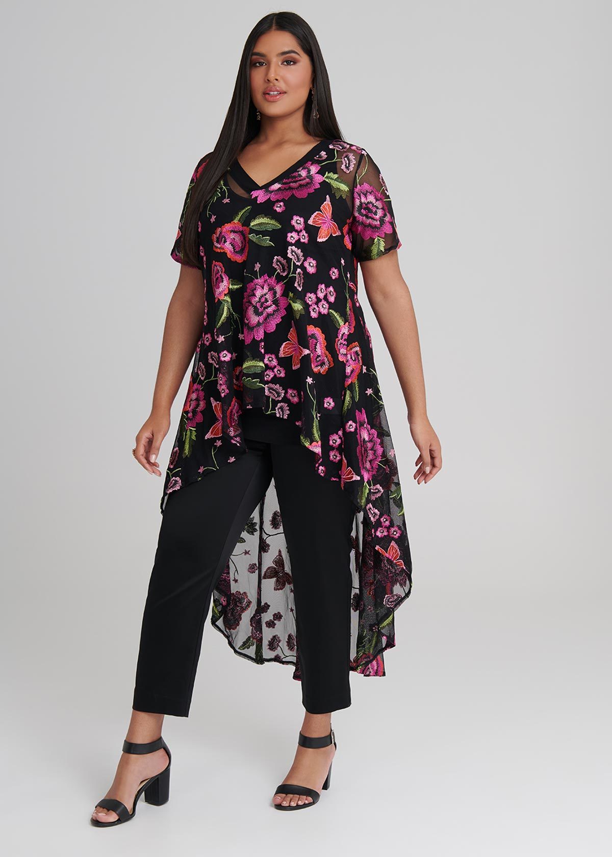 Shop Plus Size Burst Into Bloom Top in Multi | Taking Shape AU
