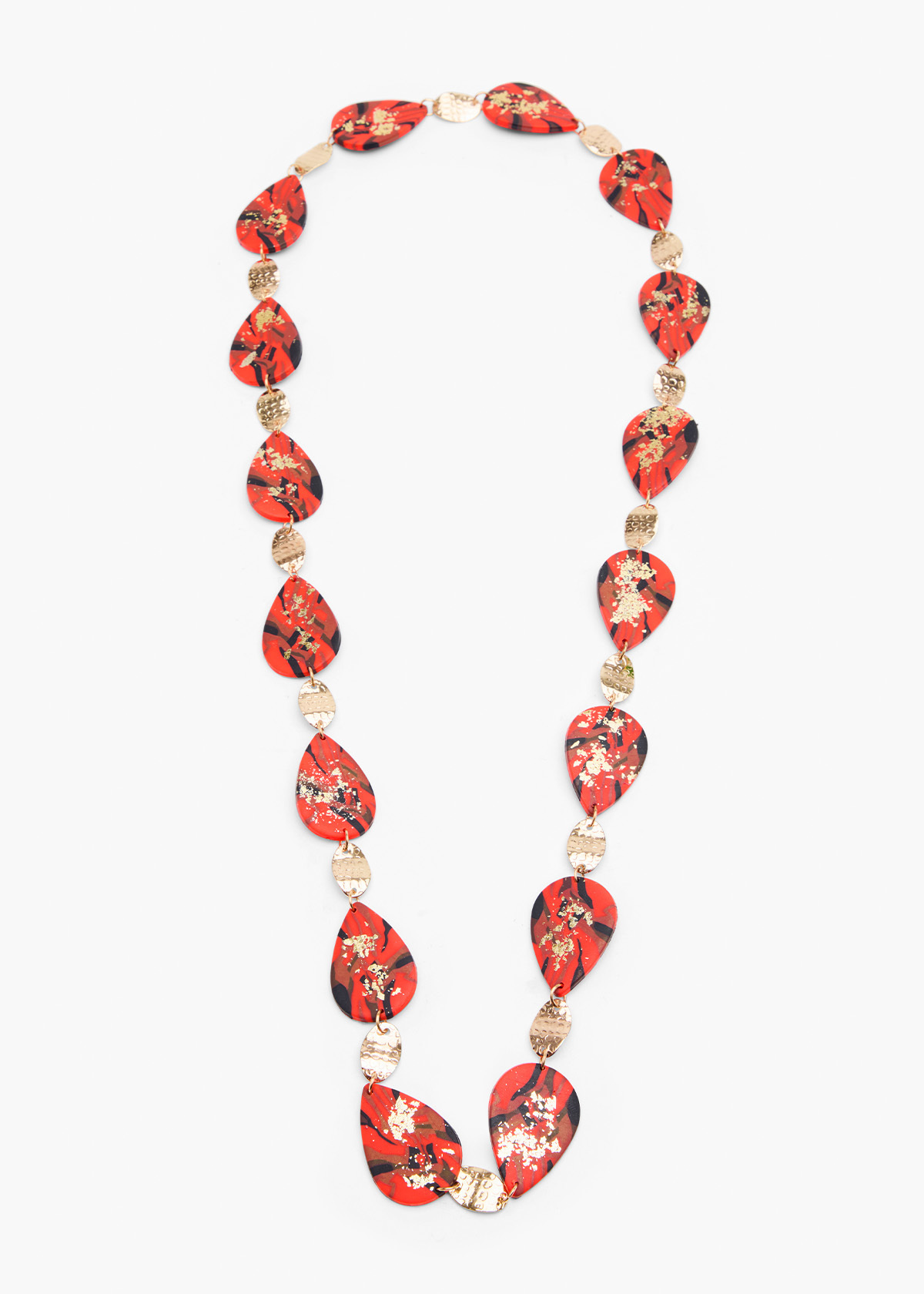 Shop Red & Gold Necklace in Red | Accessories | Taking Shape AU