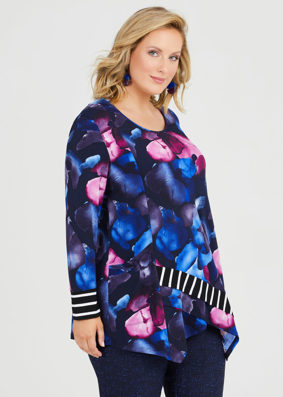 Shop Plus Size Winter Rose Top, Print | Taking Shape AU