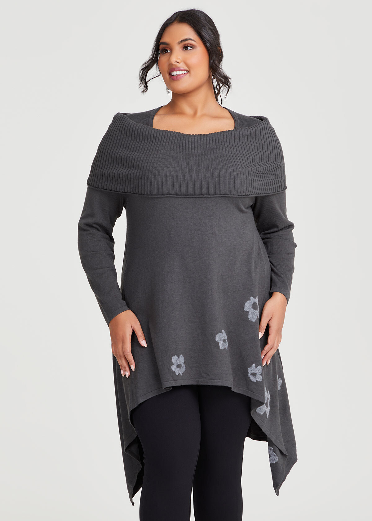 Shop Plus Size Daisy Natural Jumper, Black | Taking Shape AU