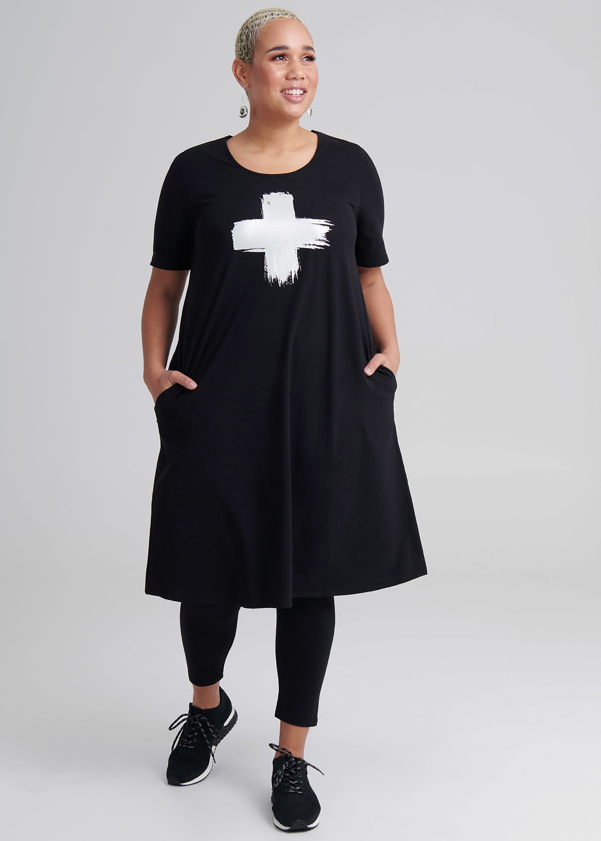 Shop Plus Size Deluxe Forever Dress, Black | Taking Shape AU