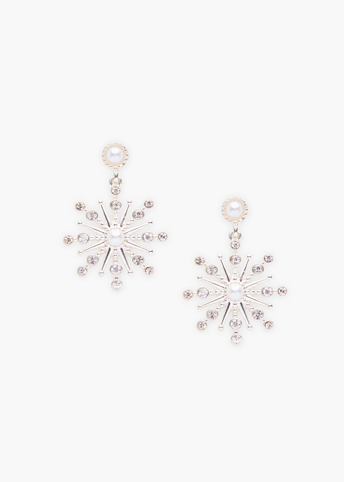 Shop Christmas Snowflake Earrings in Black | Accessories | Taking Shape NZ
