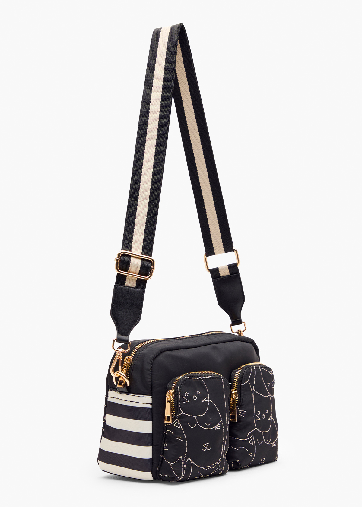 Shop Cat Crossbody Bag in Black | Accessories | Taking Shape AU
