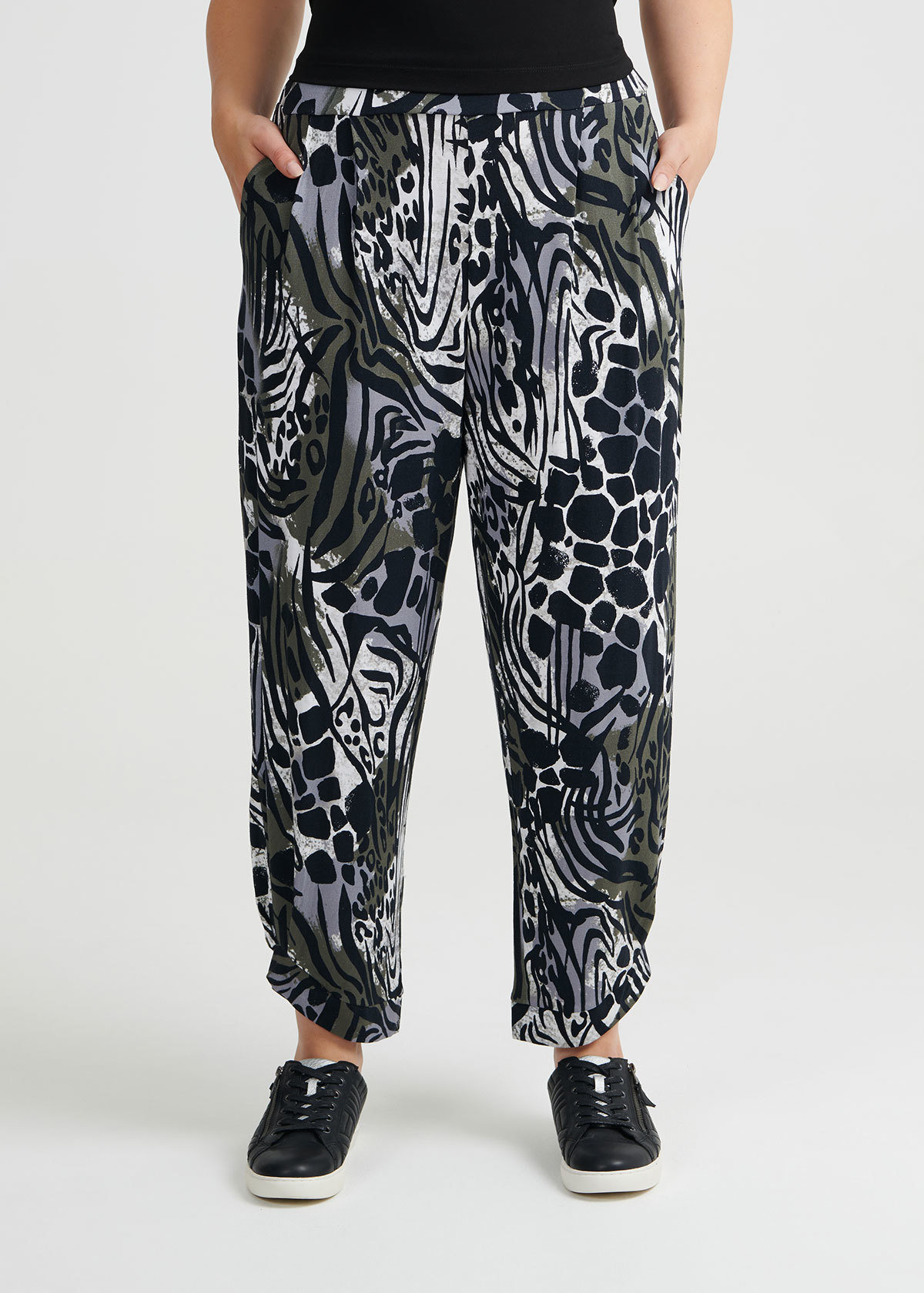 Shop Plus Size Bamboo Go Wild Pant, Print | Taking Shape AU