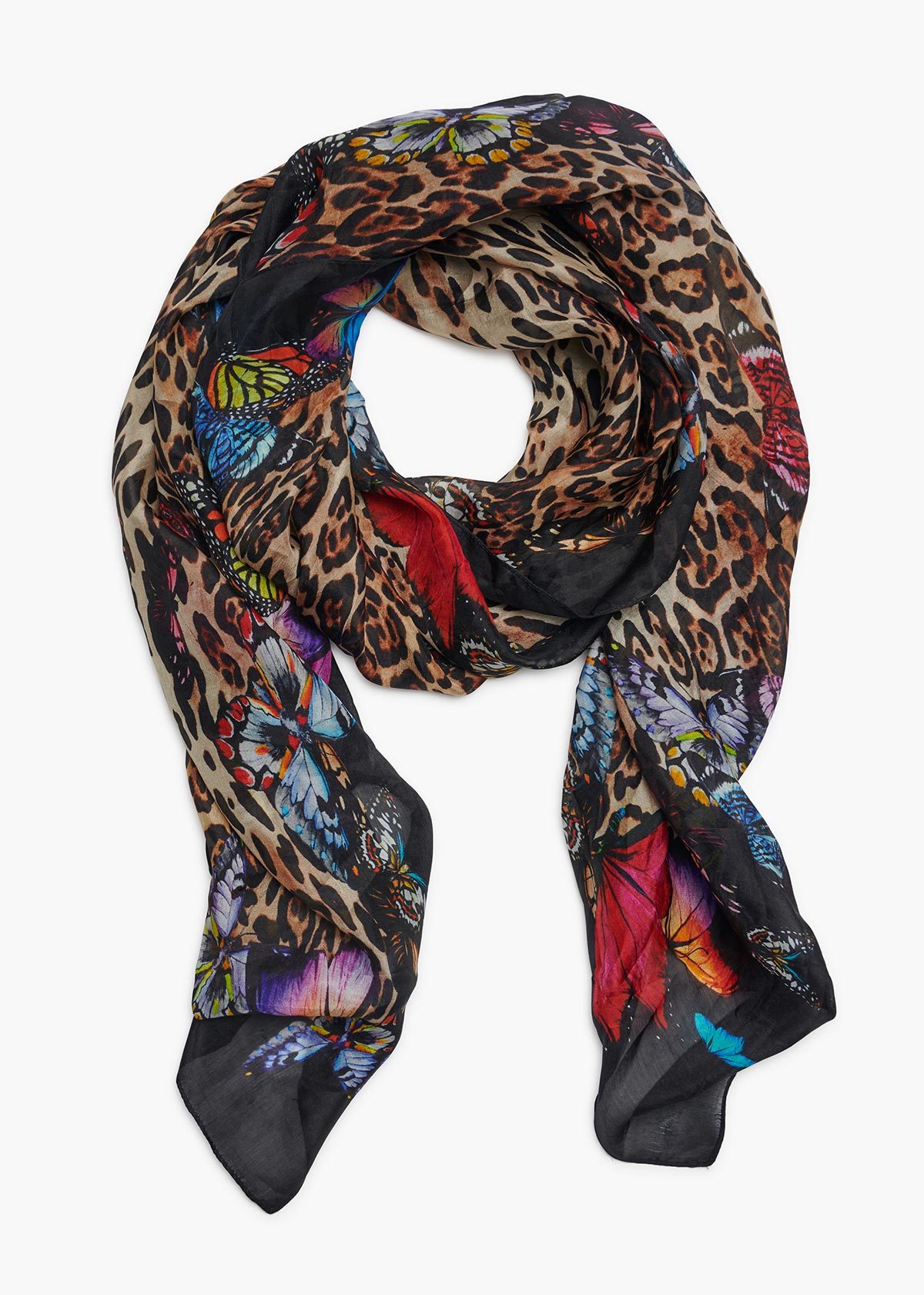 Shop Wild Papillon Silk Scarf in Print | Accessories | Taking Shape AU
