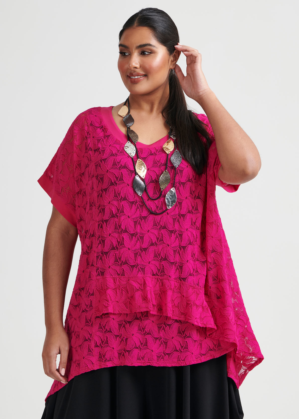 Shop Plus Size Minsk Top in Pink | Taking Shape AU