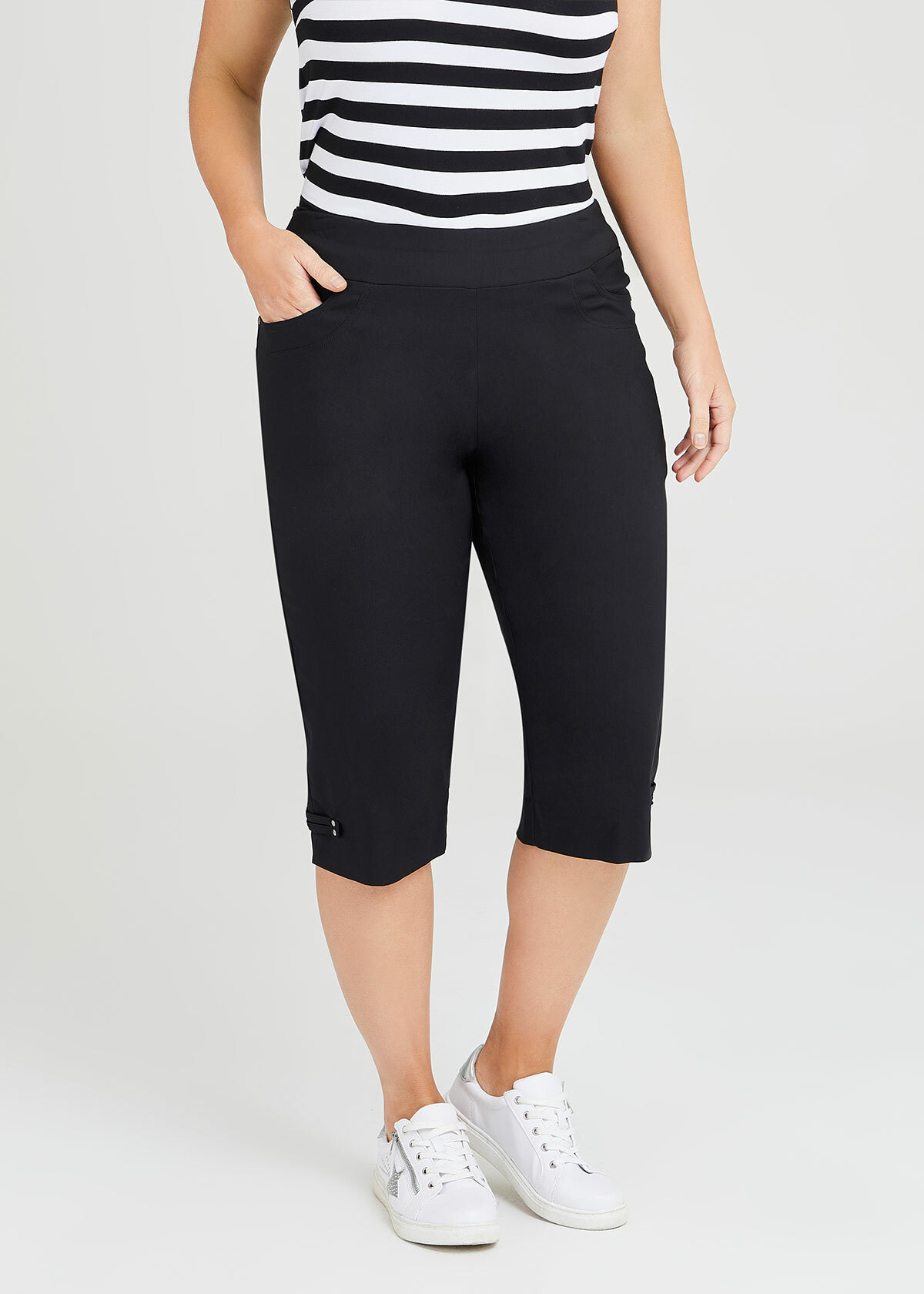 Shop Editorial Essential Short in Black, Sizes 12-30 | Taking Shape AU