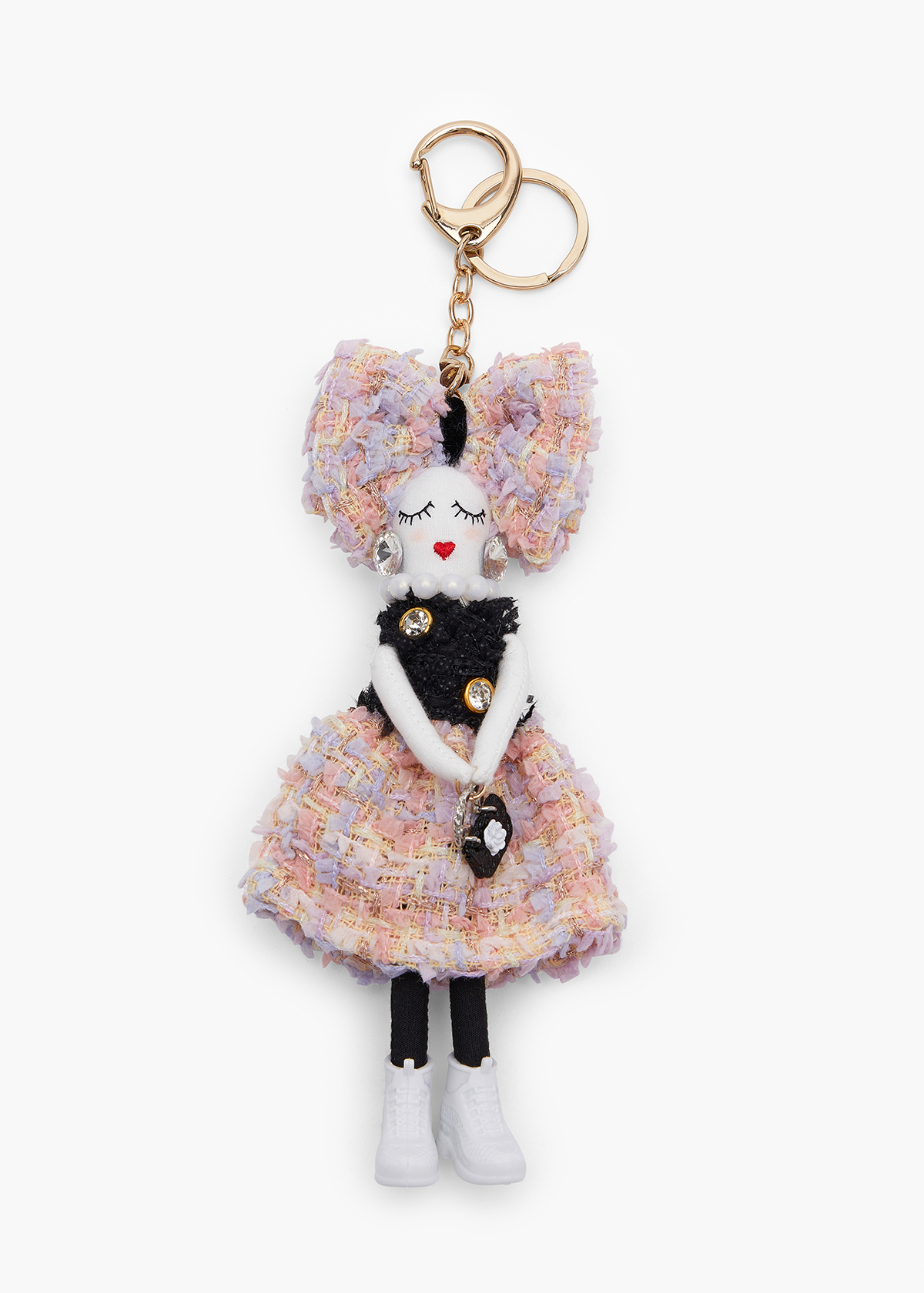 Shop Doll Key Ring Bag Charm in Multi | Accessories | Taking Shape AU