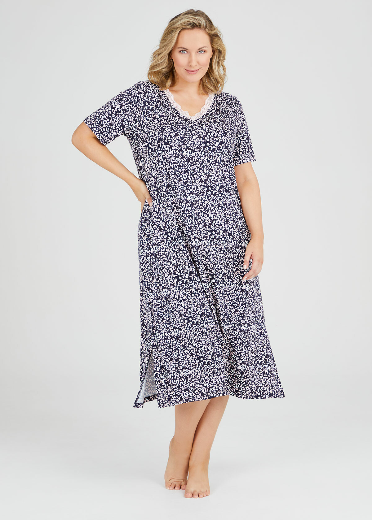 Shop Plus Size Animal Bamboo Nightie, Print | Taking Shape AU