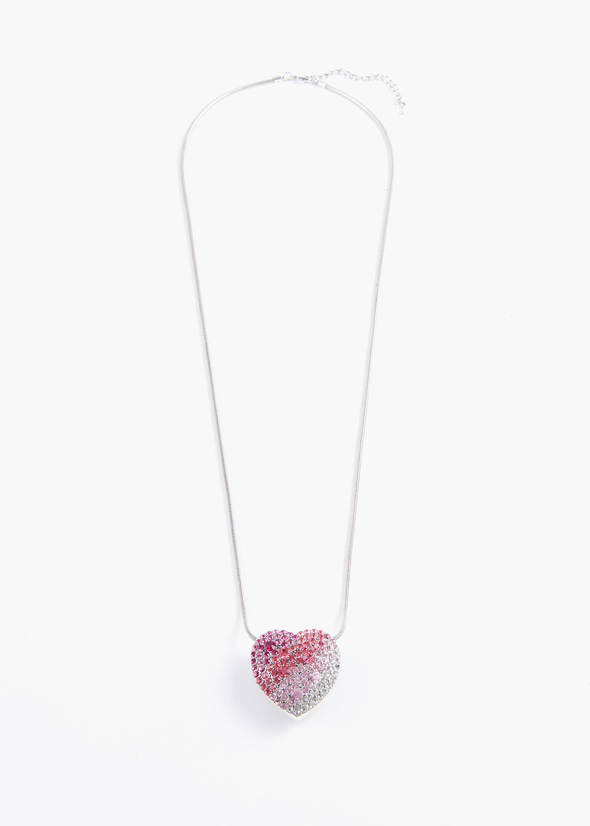 Shop Graduated Heart Necklace in Pink | Accessories | Taking Shape AU