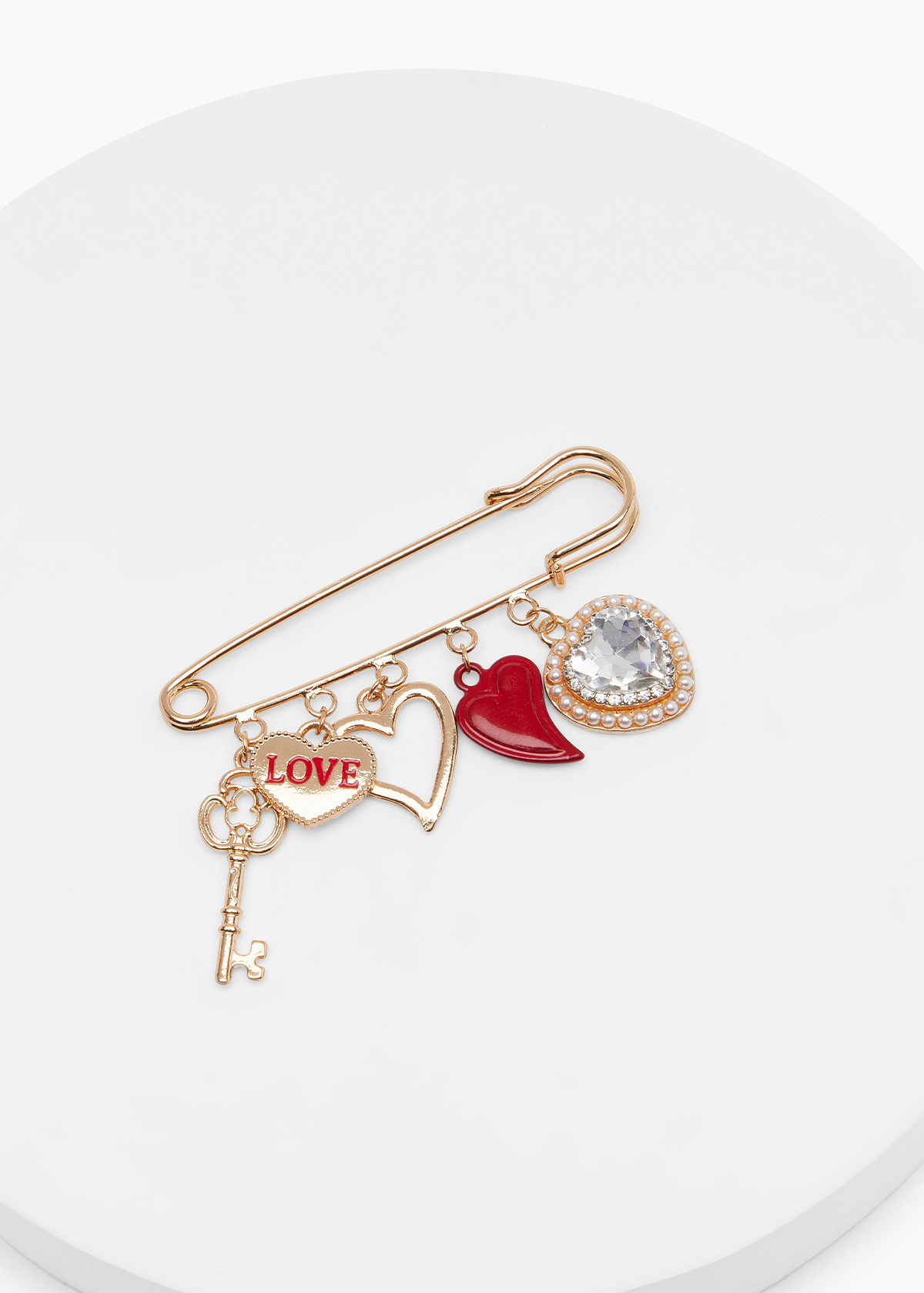 Shop Love Pin Brooch in Multi | Accessories | Taking Shape AU