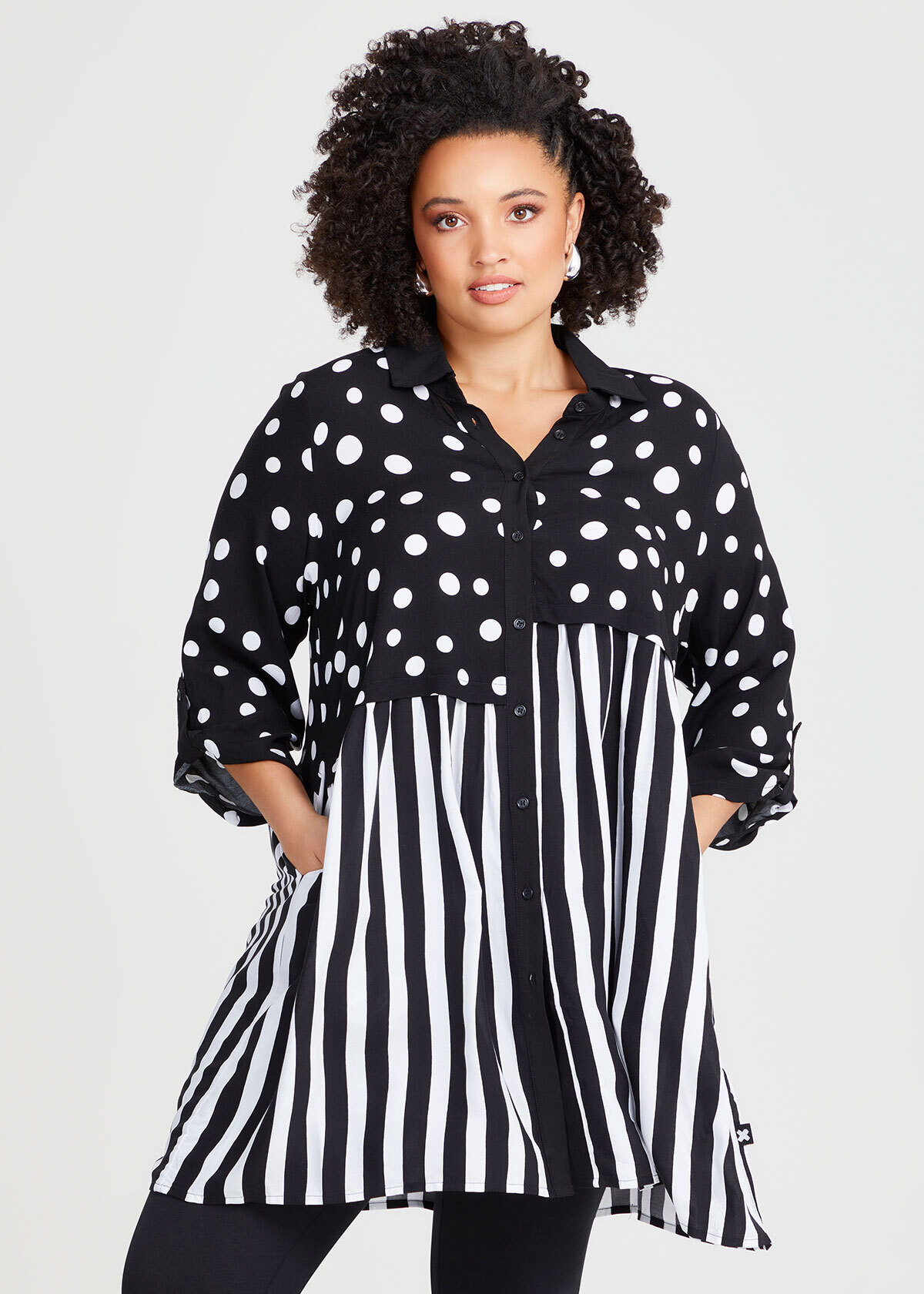 Shop Plus Size Bamboo Encounter Shirt in Multi | Sizes 12-30 | Taking ...