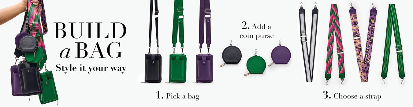 Build Your Own Bag: Mix & Match Bag Accessories | Taking Shape AU