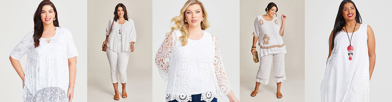 White Plus Size Clothing Australia Online | Taking Shape AU